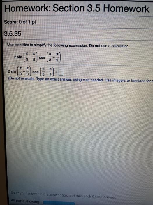 Solved Homework Section 3 5 Homework Score 0 Of 1 Pt