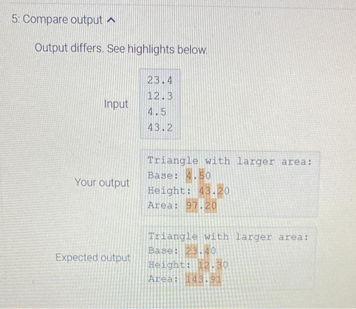 Solved I typed how it shows to type it from other chegg | Chegg.com