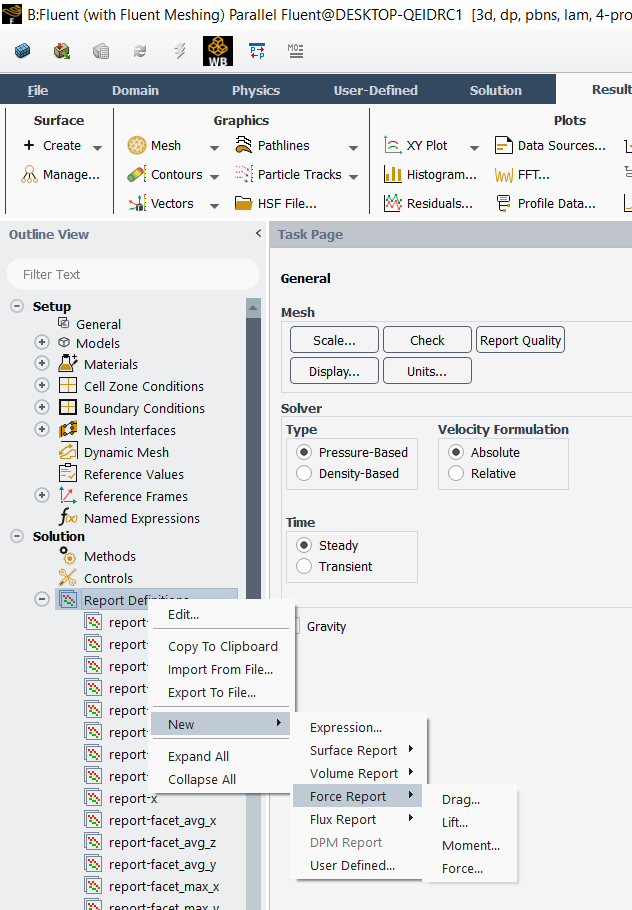 Solved I am doing laminar simulation using Ansys Fluent and | Chegg.com