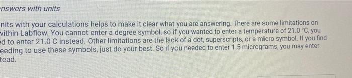 -nswers with units nits with your calculations helps | Chegg.com