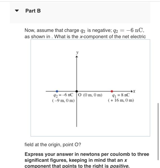 Solved Electric Field due to Two Point Charges 9 of 25 Two | Chegg.com