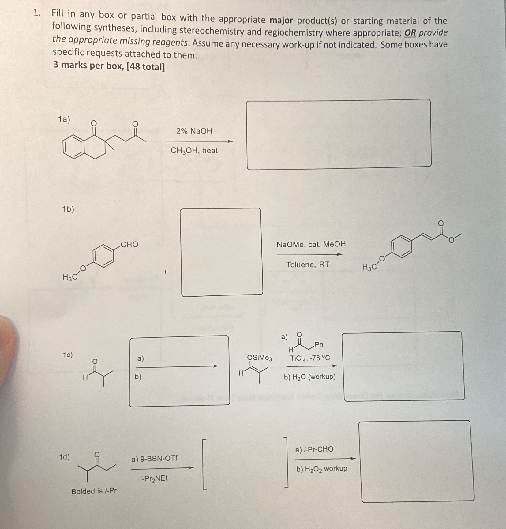 Fill in any box or partial box with the appropriate | Chegg.com