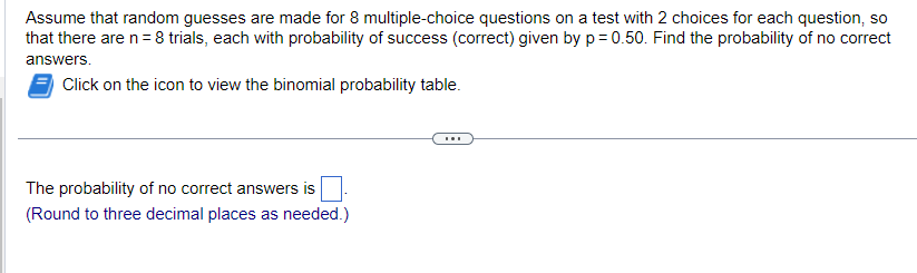 Solved Assume that random guesses are made for 8 | Chegg.com