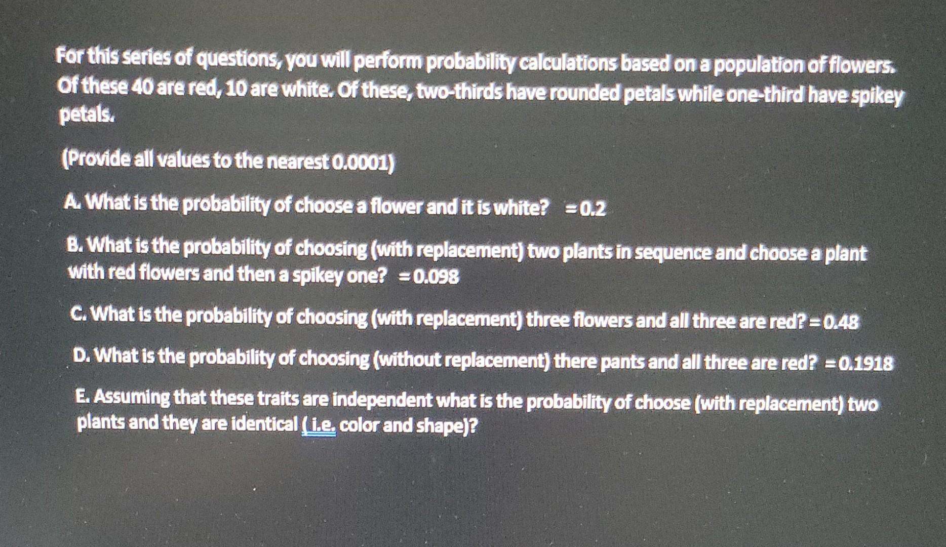Solved For this series of questions, you will perform | Chegg.com