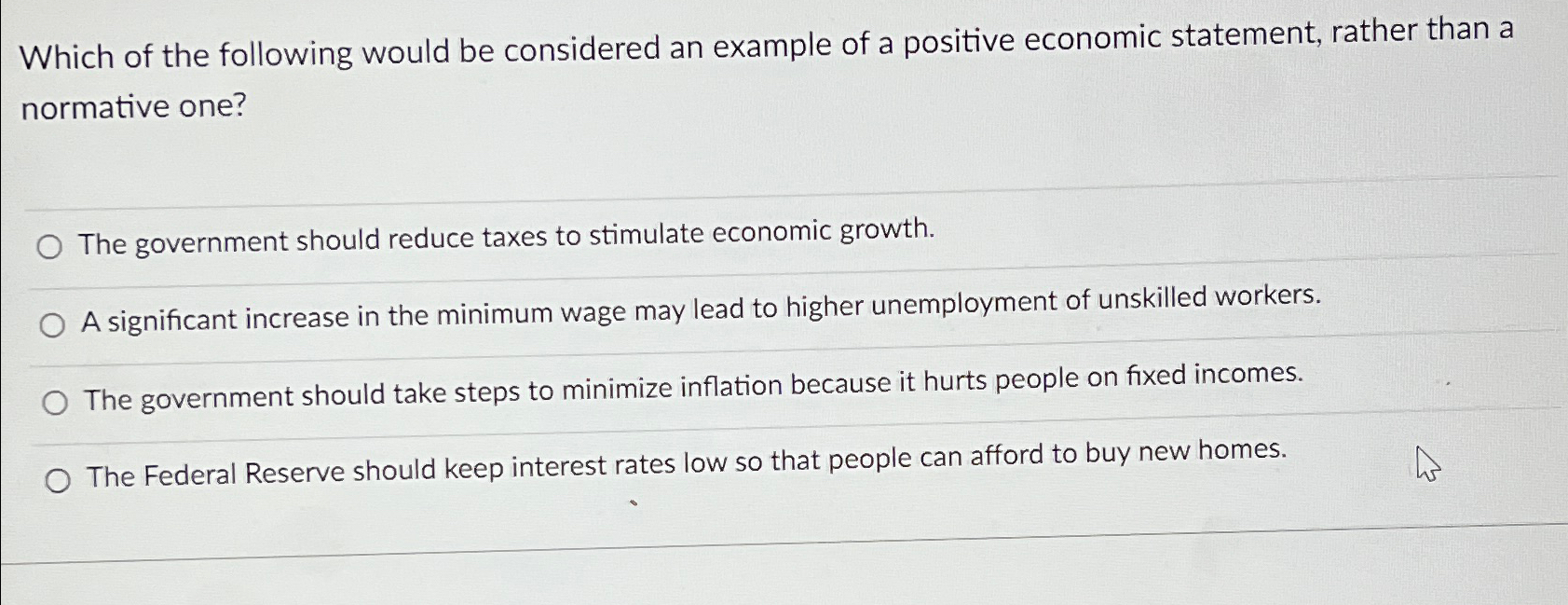 Solved Which of the following would be considered an example | Chegg.com