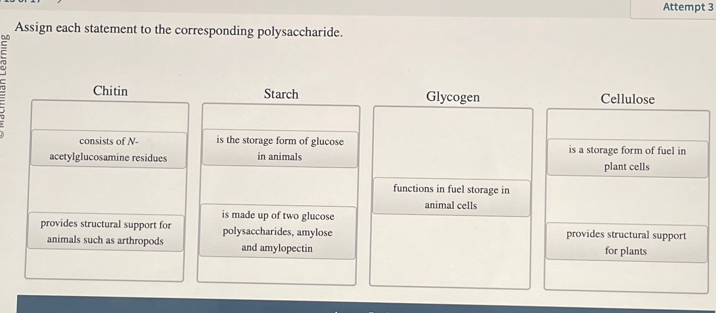 Solved Attempt 3Assign each statement to the corresponding | Chegg.com
