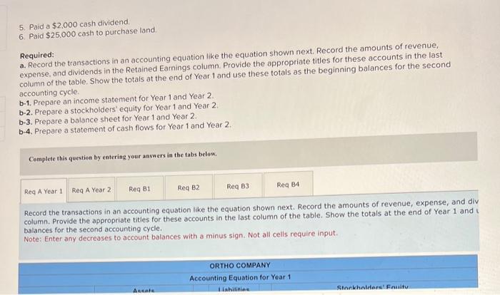 Solved Exercise 1-26A (Static) Prepare financial statements | Chegg.com