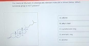Solved The chemica structure at a biologically relevint | Chegg.com