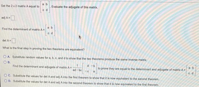 Solved A is an invertible nxn matrix, then the inverse of | Chegg.com