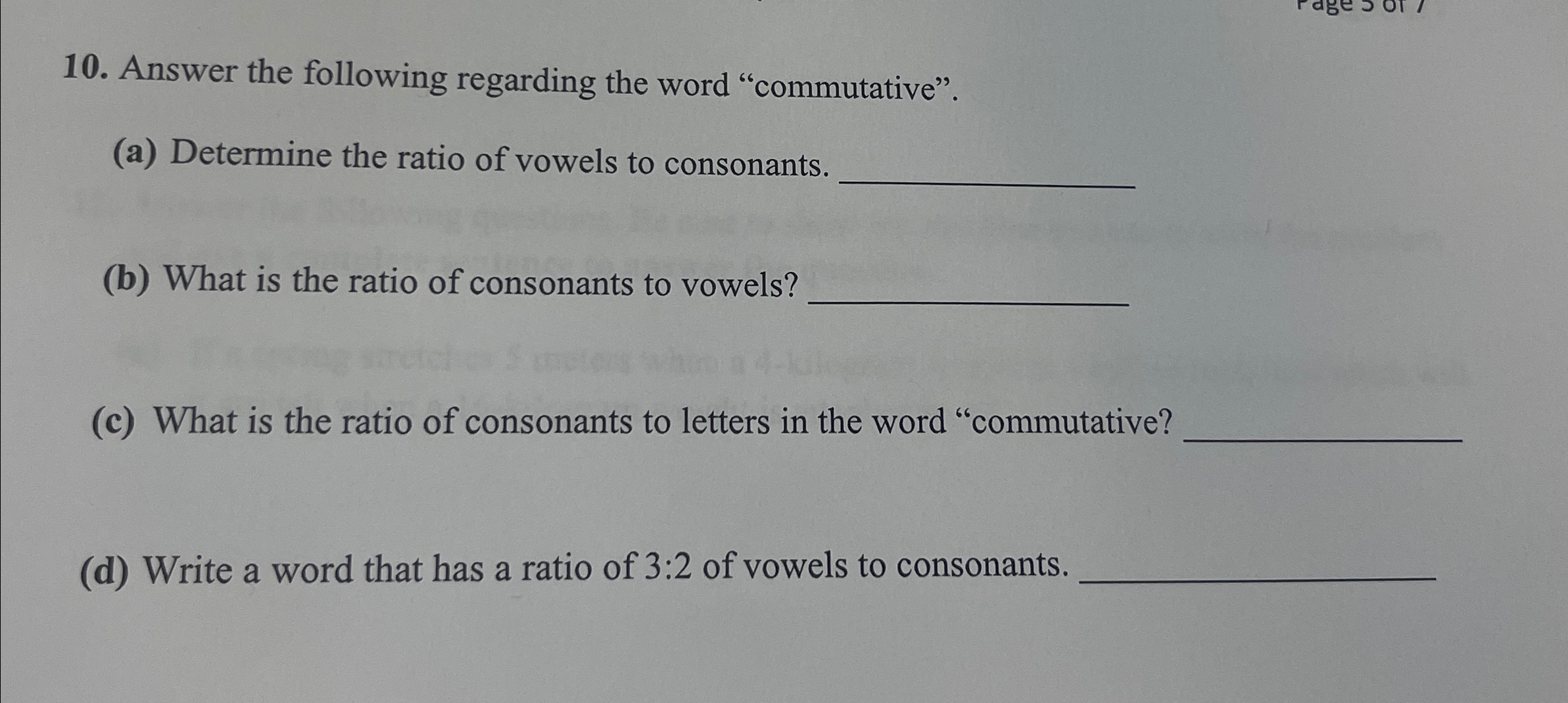 Solved Answer the following regarding the word | Chegg.com