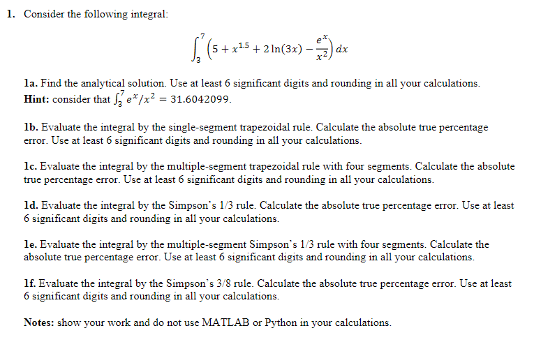 Solved Consider the following | Chegg.com