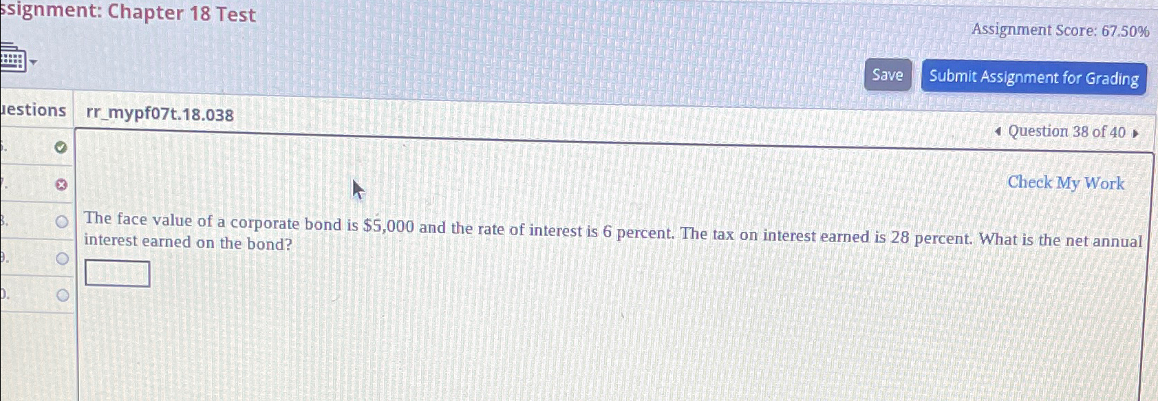 Solved ssignment: Chapter 18 TestAssignment Score: | Chegg.com Solved ssignment: Chapter 18 TestAssignment Score: | Chegg.com
