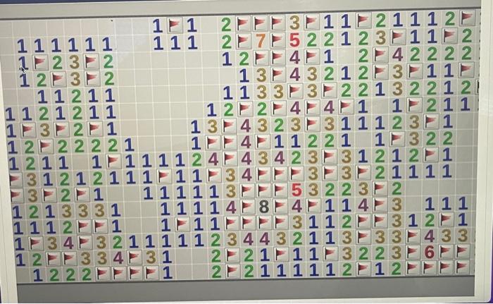 Solved Minesweeper is a single-player puzzle video game. The | Chegg.com