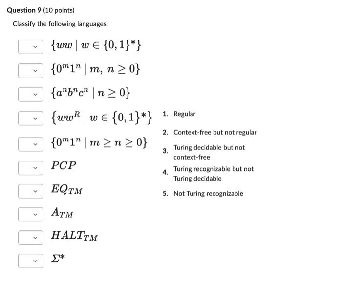 For each of the following input strings, determine | Chegg.com