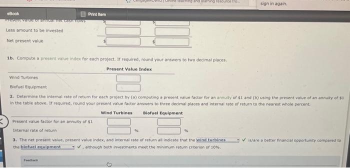 Solved Net Present Value Method, Internal Rate of Return | Chegg.com