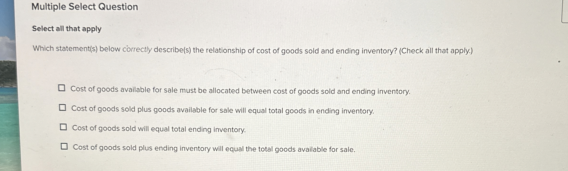 Solved Multiple Select QuestionSelect all that applyWhich | Chegg.com