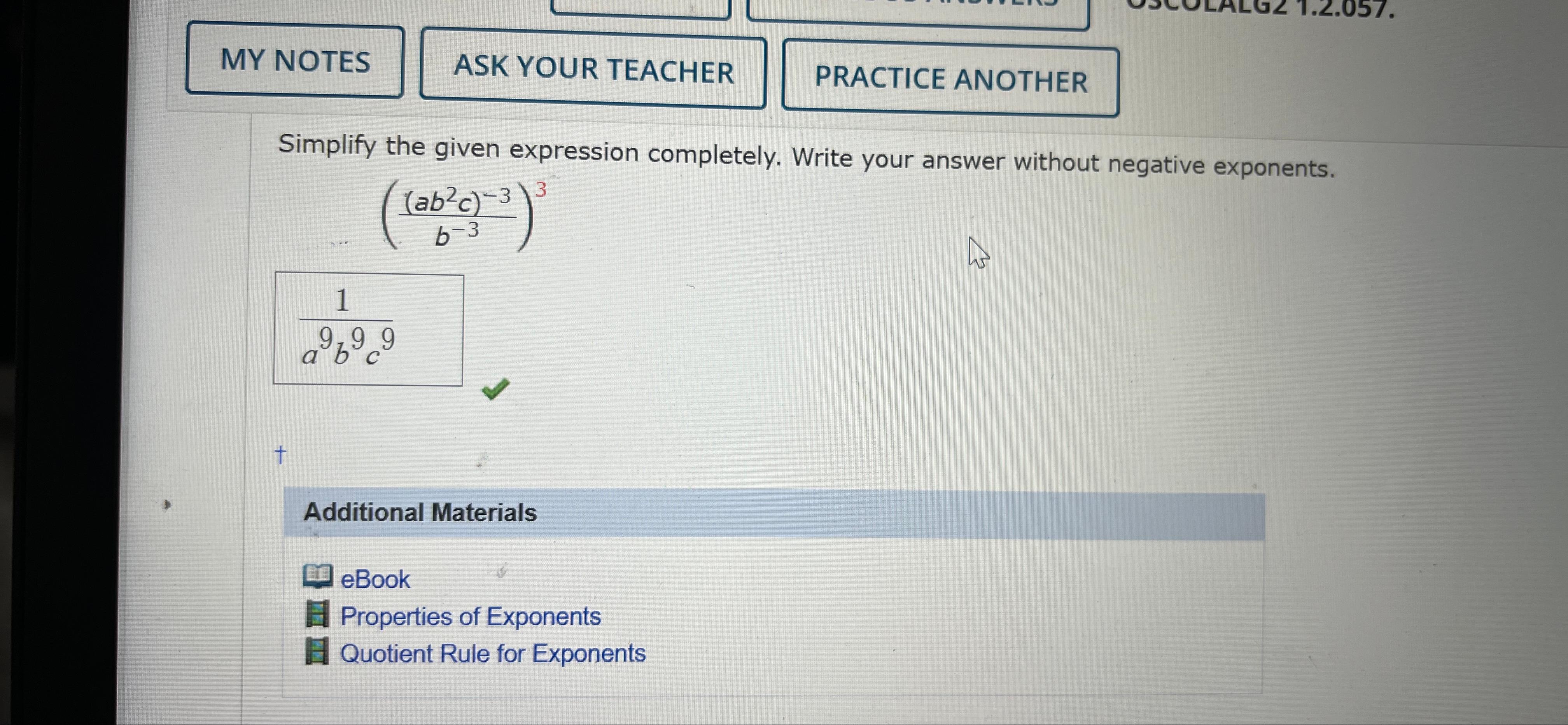 Solved ASK YOUR TEACHERSimplify the given expression | Chegg.com