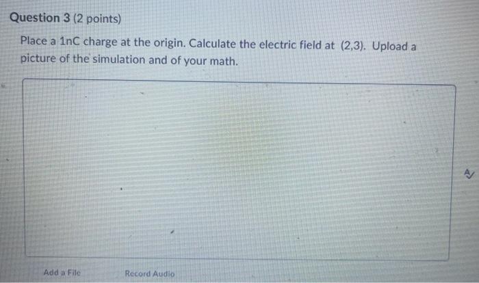 Solved Place a 1nC charge at the origin. Calculate the | Chegg.com
