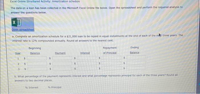 Solved Excel template Search (Alt ) File Home Insert Draw | Chegg.com