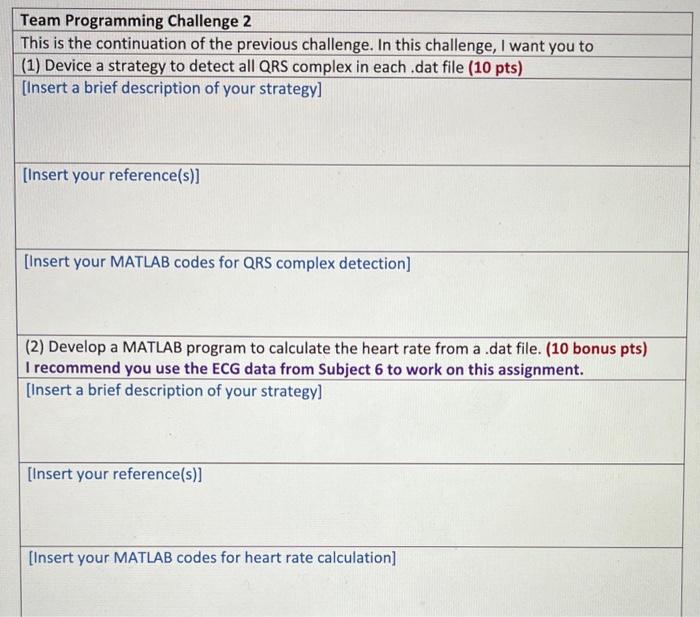 Team Programming Challenge 2 This is the continuation | Chegg.com Team Programming Challenge 2 This is the continuation | Chegg.com