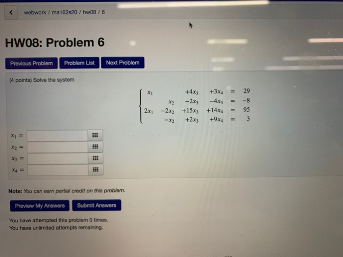 Solved webwork/ ma162520/ hw08 / 6 HW08: Problem 6 Previous | Chegg.com Solved webwork/ ma162520/ hw08 / 6 HW08: Problem 6 Previous | Chegg.com