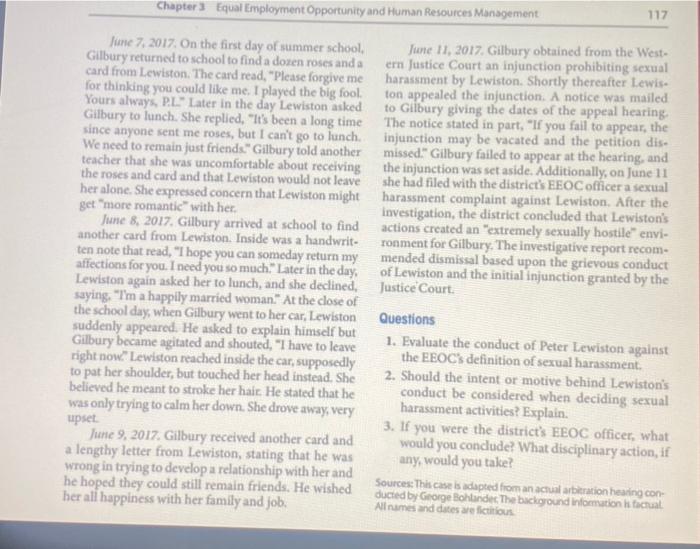 Solved CASE STUDY 2 Misplaced Affections: Discharge for | Chegg.com