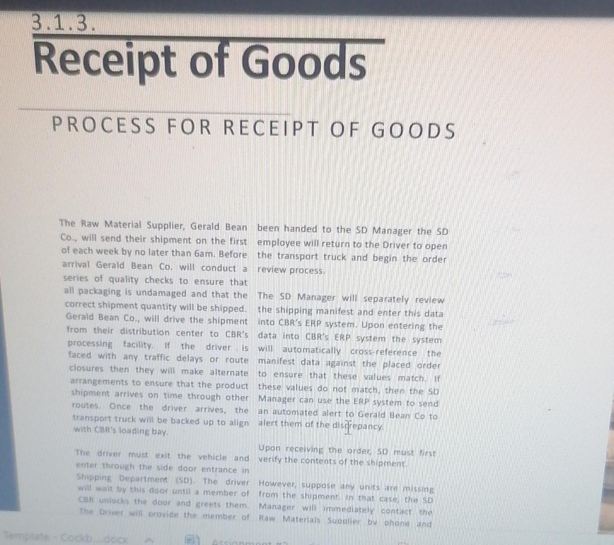 Solved Tasks: Referring to section 3.1 .3 , in your course's | Chegg.com