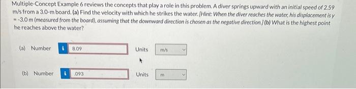 Solved Multiple-Concept Example 6 reviews the concepts that | Chegg.com
