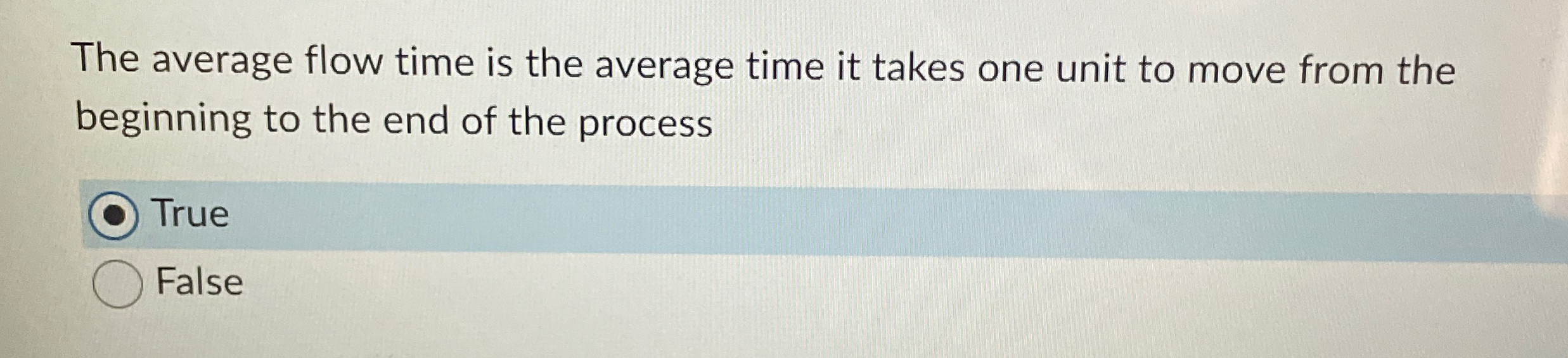 Solved The average flow time is the average time it takes | Chegg.com