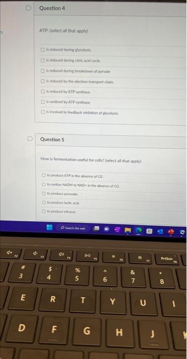 Solved Aerobic respiration: (select all that apply) requires | Chegg.com