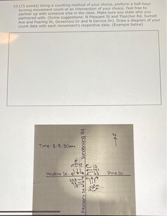 Solved 10. (15 points) Using a counting method of your | Chegg.com
