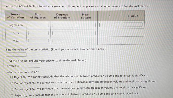 Solved Consider the following sample of production volumes | Chegg.com