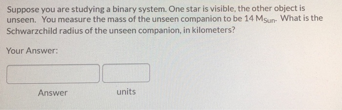 Solved PLEASE help me solve the following astronomy math | Chegg.com