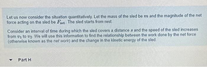 Solved Find the net work Wnet done on the sled. Express | Chegg.com