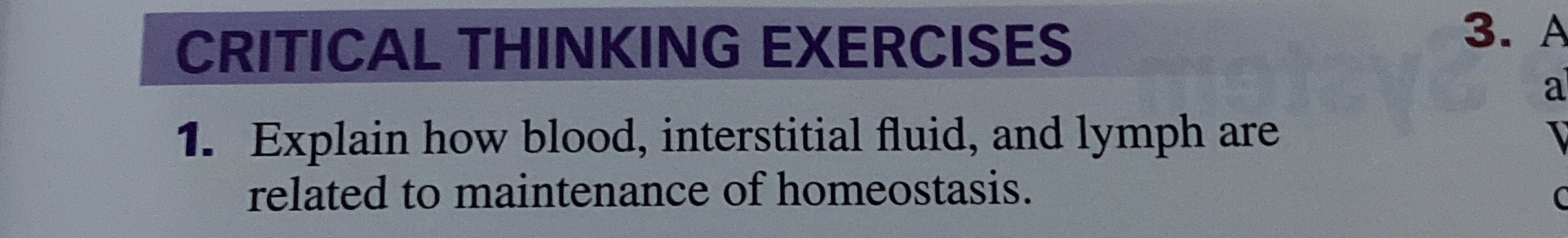 Solved CRITICAL THINKING EXERCISESExplain how blood, | Chegg.com