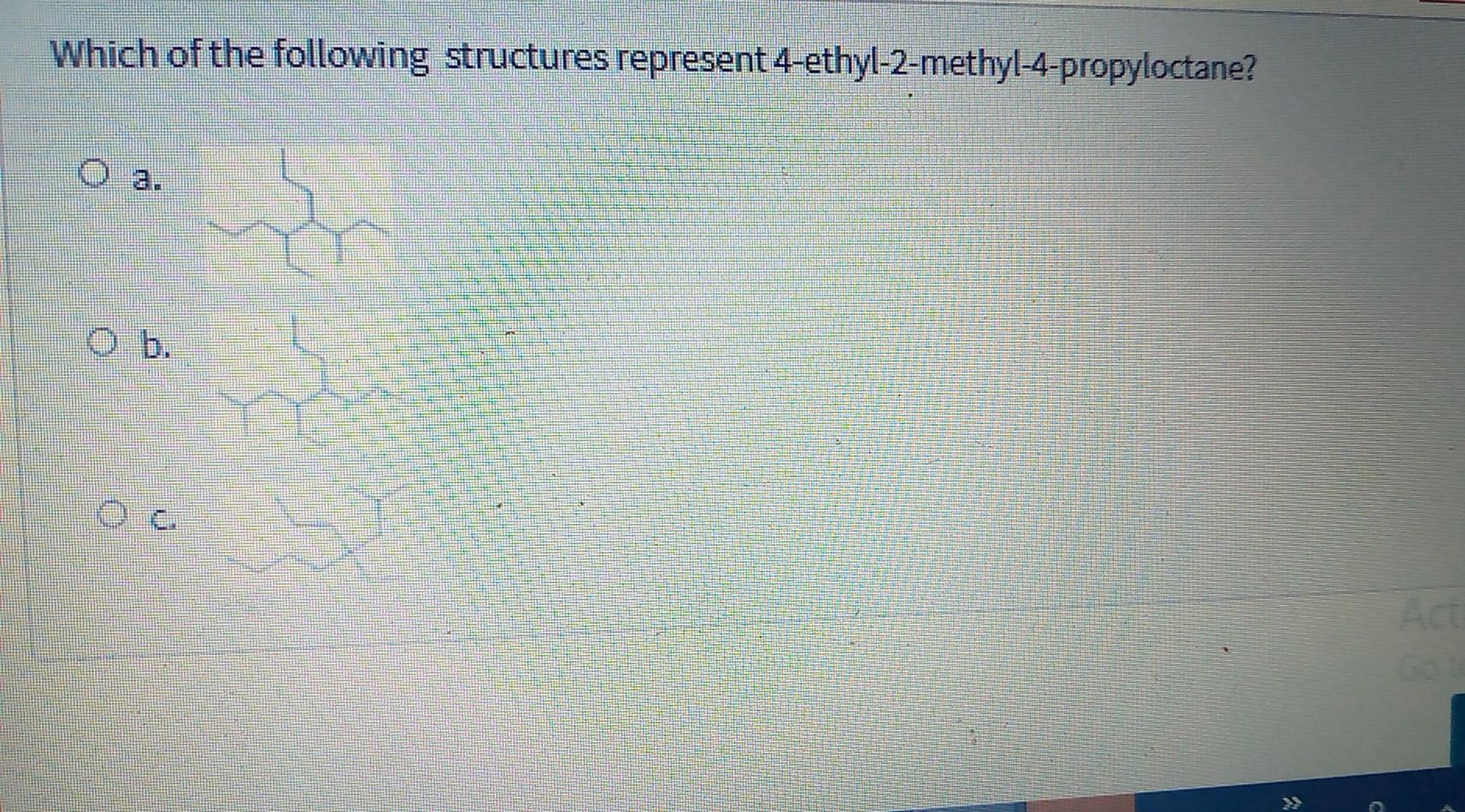 Solved Which of the following structures represent | Chegg.com