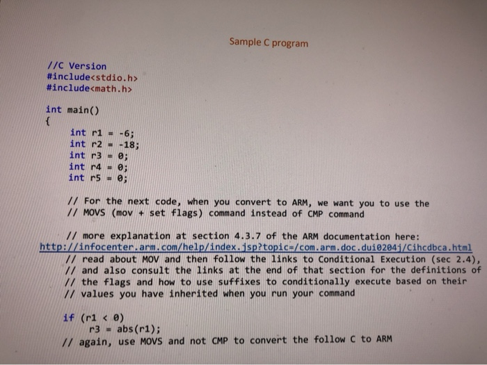 Exercise [Assignments, Branching, Loops Step 1: | Chegg.com