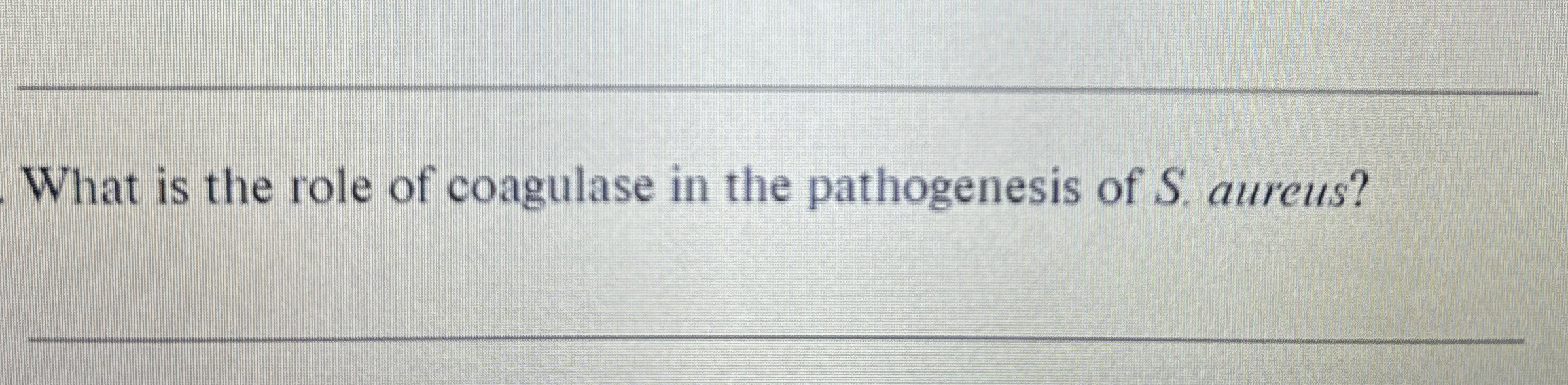 Solved What is the role of coagulase in the pathogenesis of | Chegg.com
