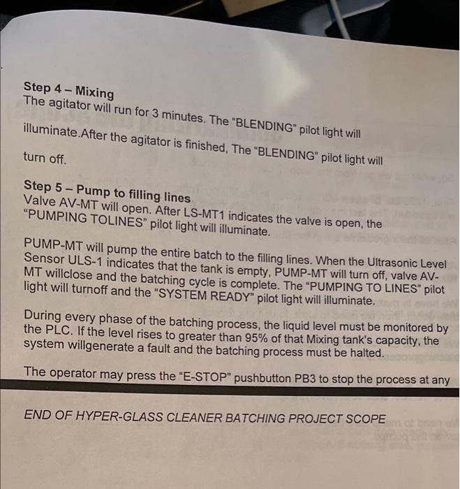 Solved write a lader logic for Rslogix 5000 following the 5 | Chegg.com