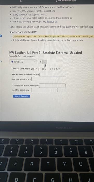 Solved - HW assignments are from MyOpenMath, embedded in | Chegg.com