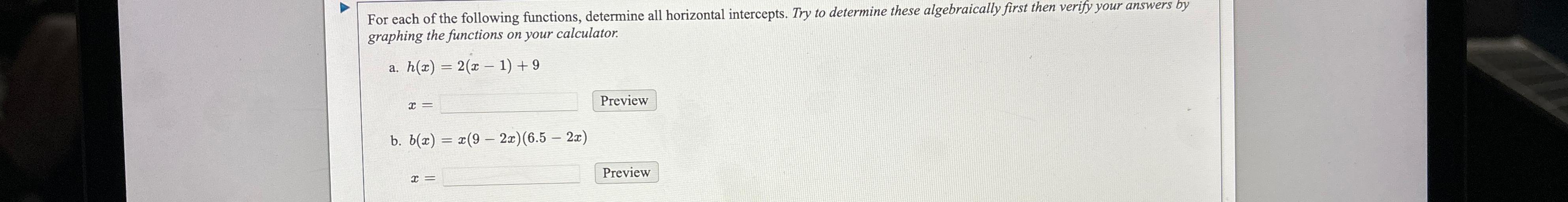 Solved For each of the following functions, determine all | Chegg.com