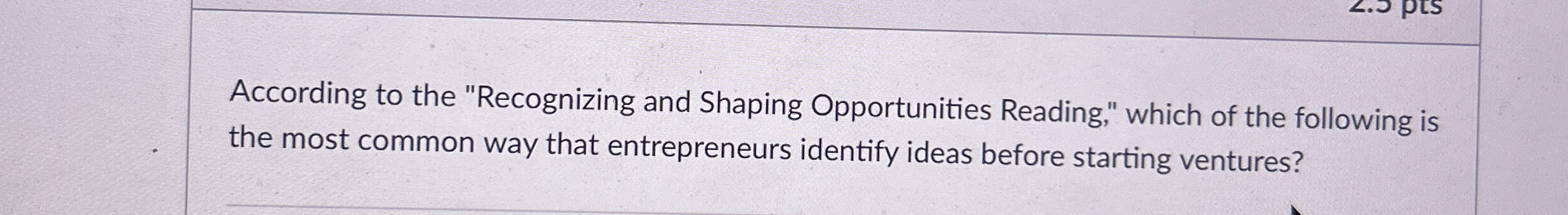 Solved According to the "Recognizing and Shaping | Chegg.com