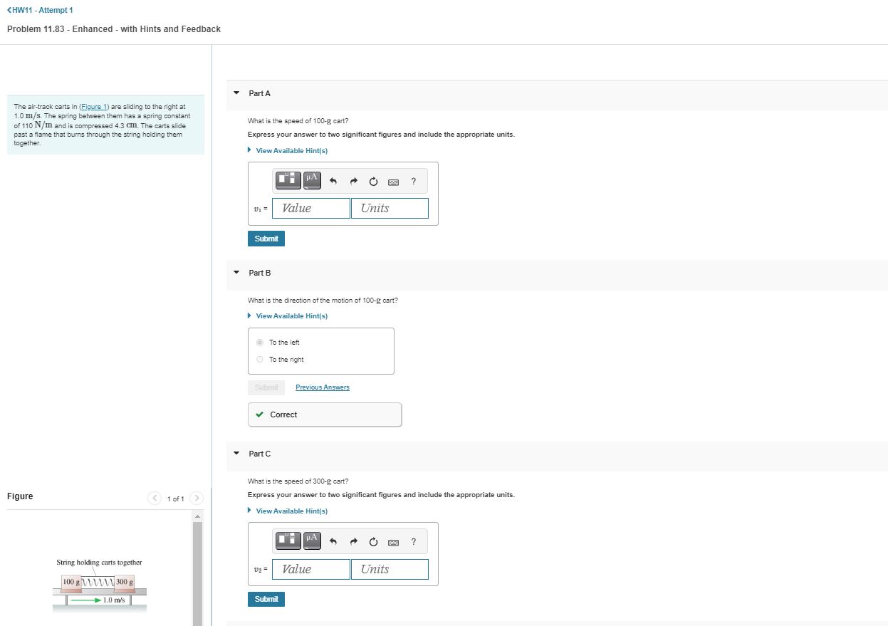 Solved Problem 11.83 - ﻿Enhanced - ﻿with Hints and | Chegg.com