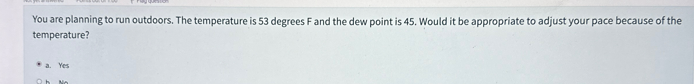 Solved You are planning to run outdoors. The temperature is | Chegg.com