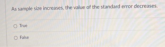 Solved Variability in a sampling distribution is measured | Chegg.com