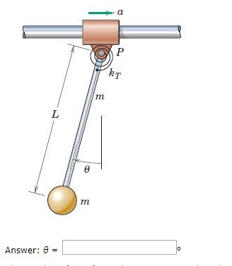 Solved If the collar P is given a constant acceleration a = | Chegg.com