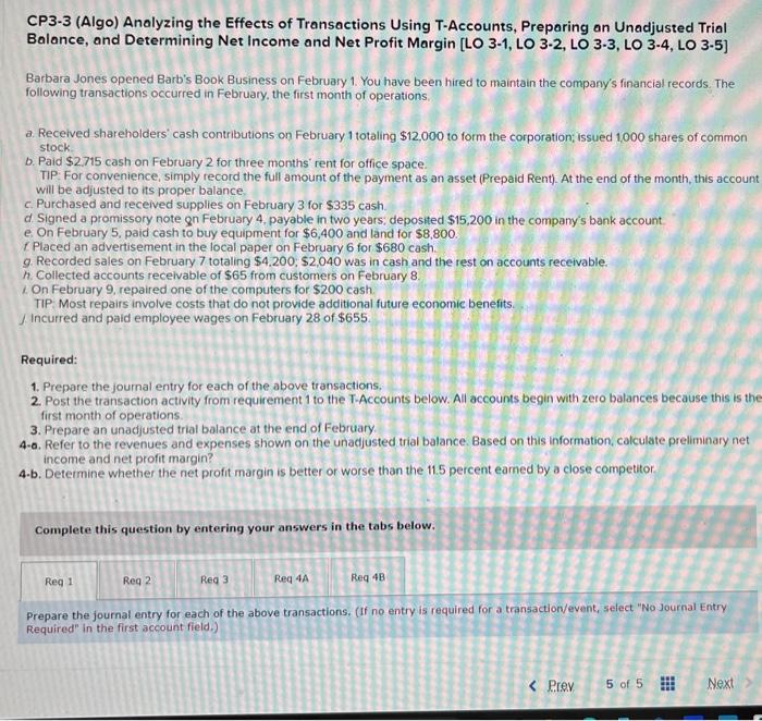Solved CP3-3 (Algo) Analyzing the Effects of Transactions | Chegg.com