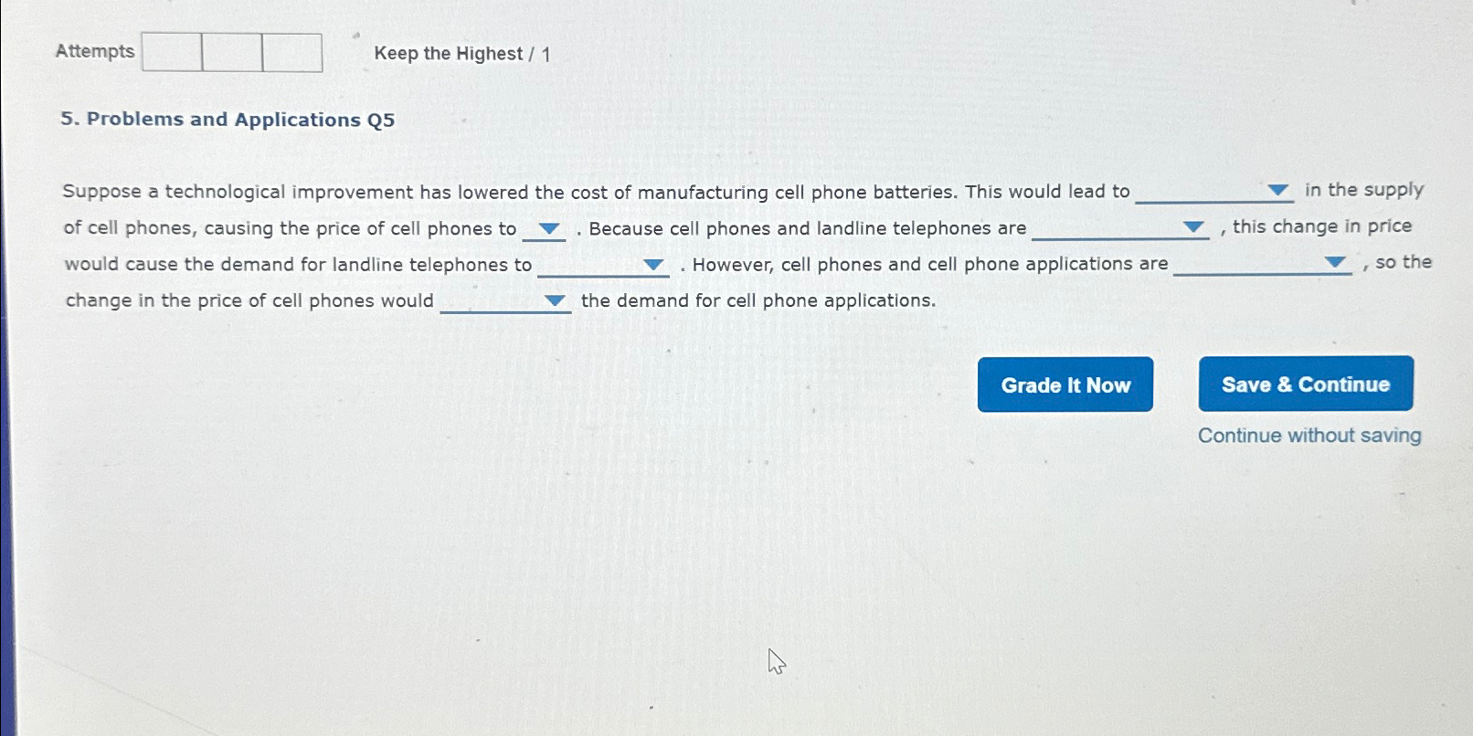 Solved AttemptsKeep the Highest / 15. ﻿Problems and | Chegg.com