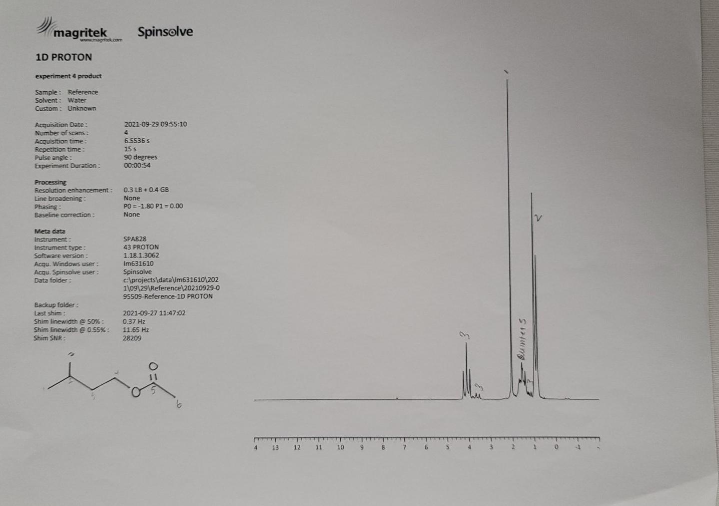 Solved Chem 2510 Experiment 4 Preparing Isopentyl Acetate by | Chegg.com