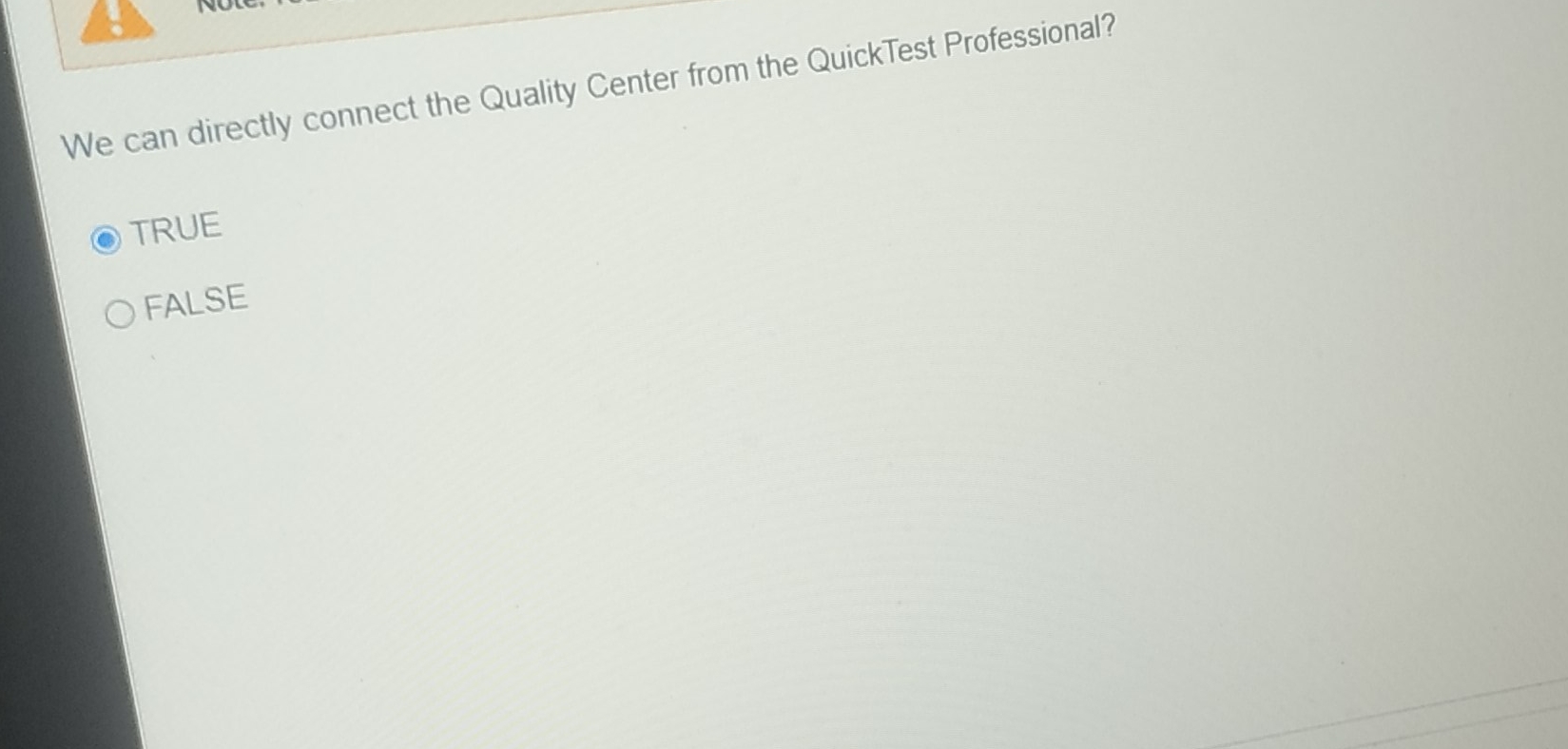 Solved We can directly connect the Quality Center from the | Chegg.com